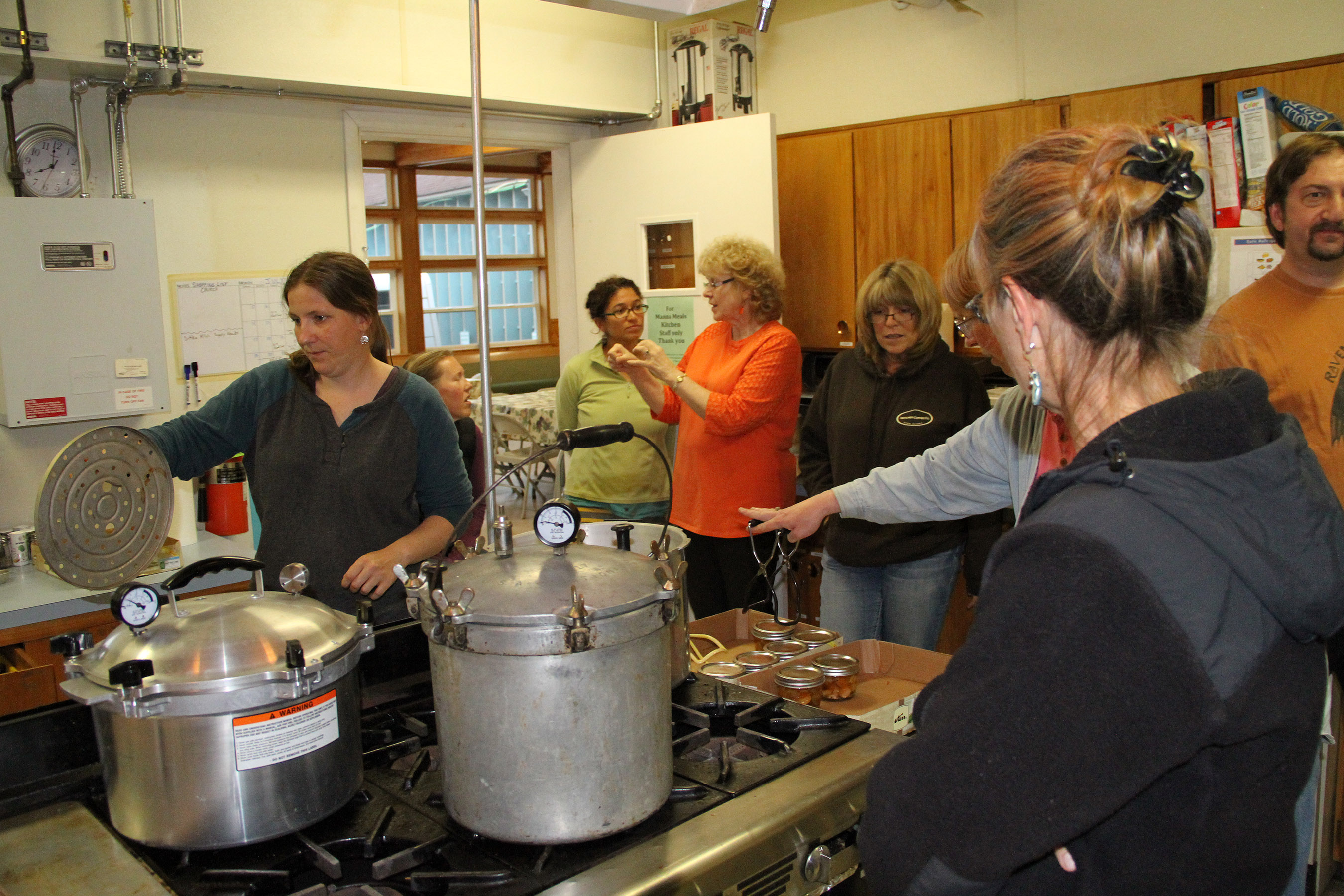 Scenes from a series of home canning and cottage foods classes July 16 ...